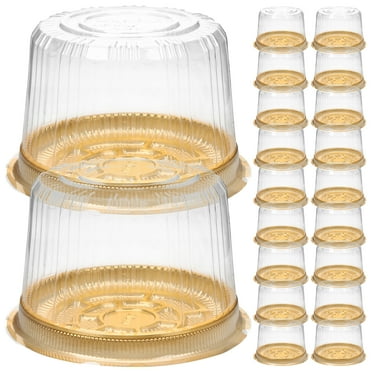 8inch Plastic Cake Container - 4pack - Walmart.com