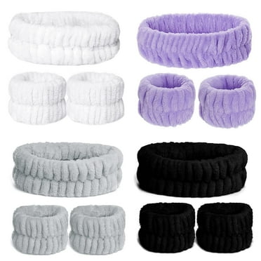 Bliss Women's Microfiber Spa Headband - 2 Pack with Bow, Beauty Hair ...