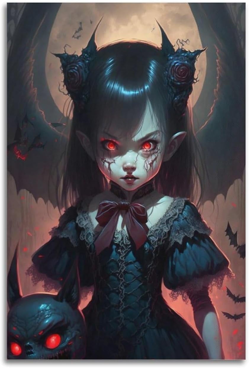 Affiche Vampire Comics Peinture Décorative sur Toile Affiches Murales ...