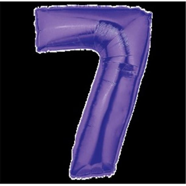 Loftus International B1-5847P Megaloon Number 7 Purple Balloon ...