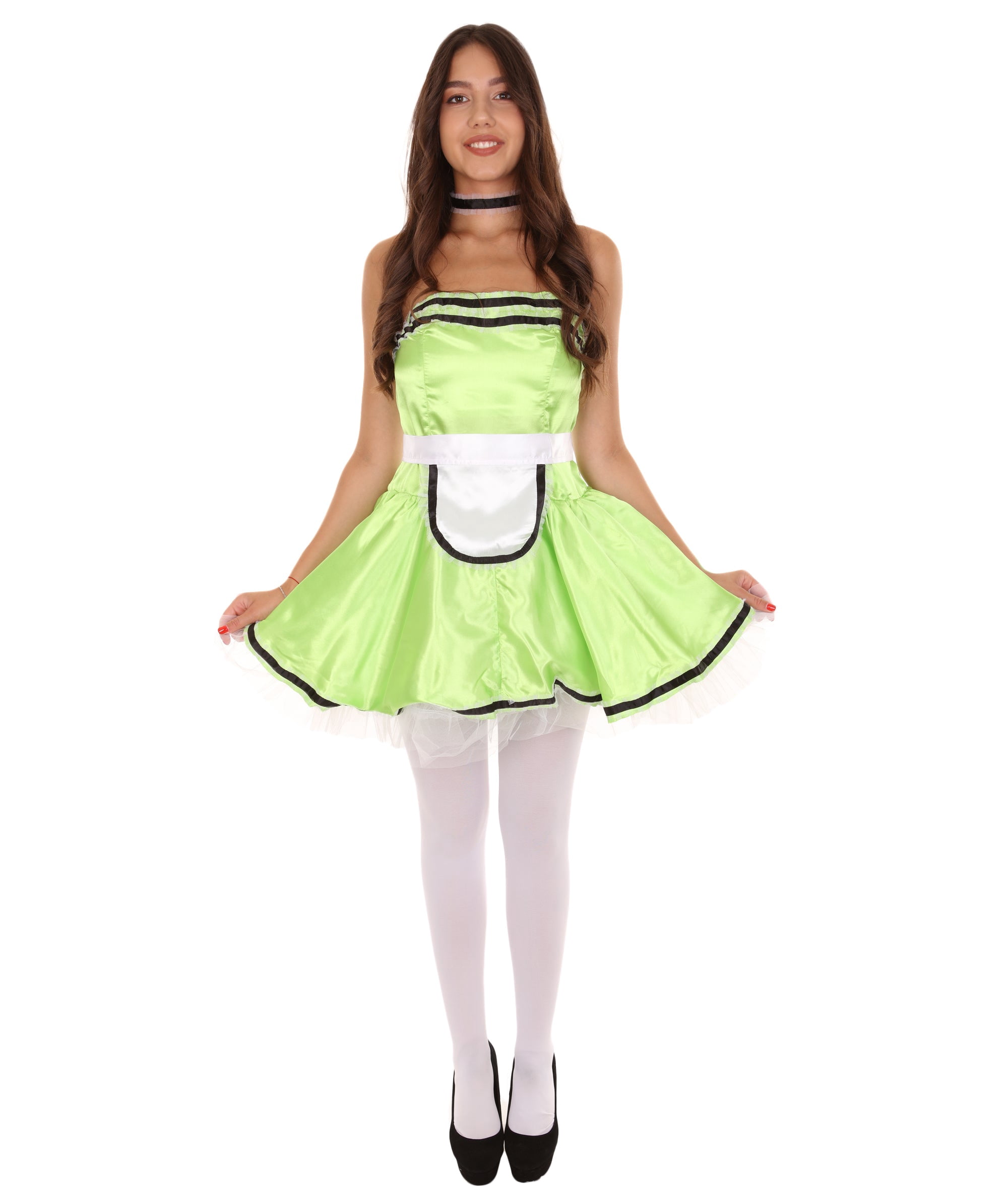 Adult Women's French Maid Uniform Costume | Multiple Colors Option ...