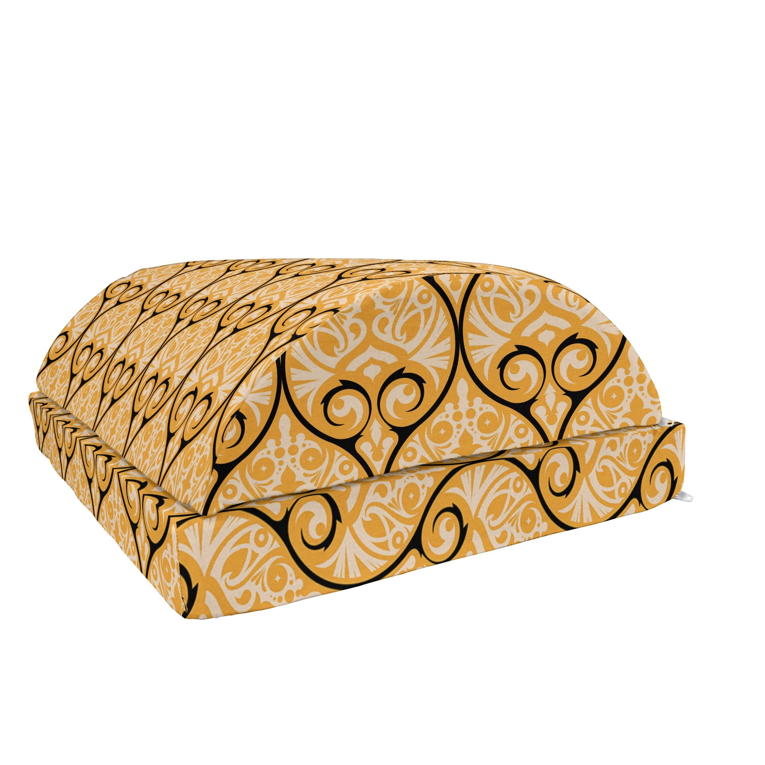 Fine Art Foot Rest, Ornamental Curves and Details Recalling Feelings ...