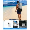 Inflatable Paddle Board Stand Up Paddle Board 6 in Thick with Sup ...