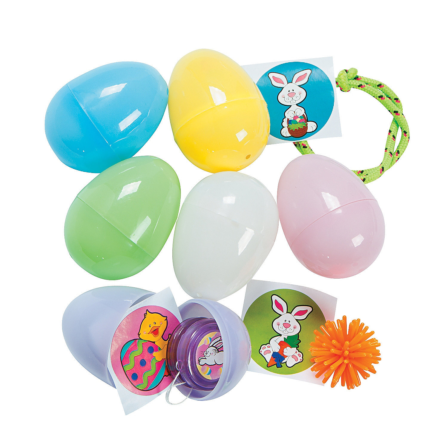 Pastel Toy Filled Eggs (2Dz) - Party Supplies - 24 Pieces - Walmart.com