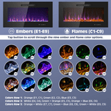 Prominence Home 36x19" Electric Remote Controlled LED Wall Mount ...