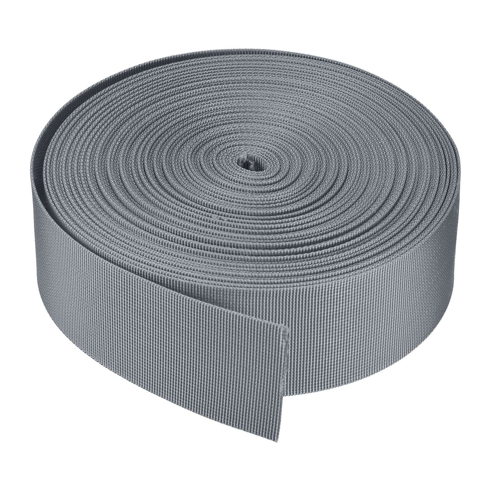 Flat Nylon Webbing Strap 2 Inch 20 Yards Grey for Backpack, Luggage ...