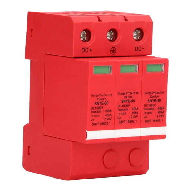 Voltage Surges Arrester, Quick Response DC 1000V 80KA Surge Protective ...
