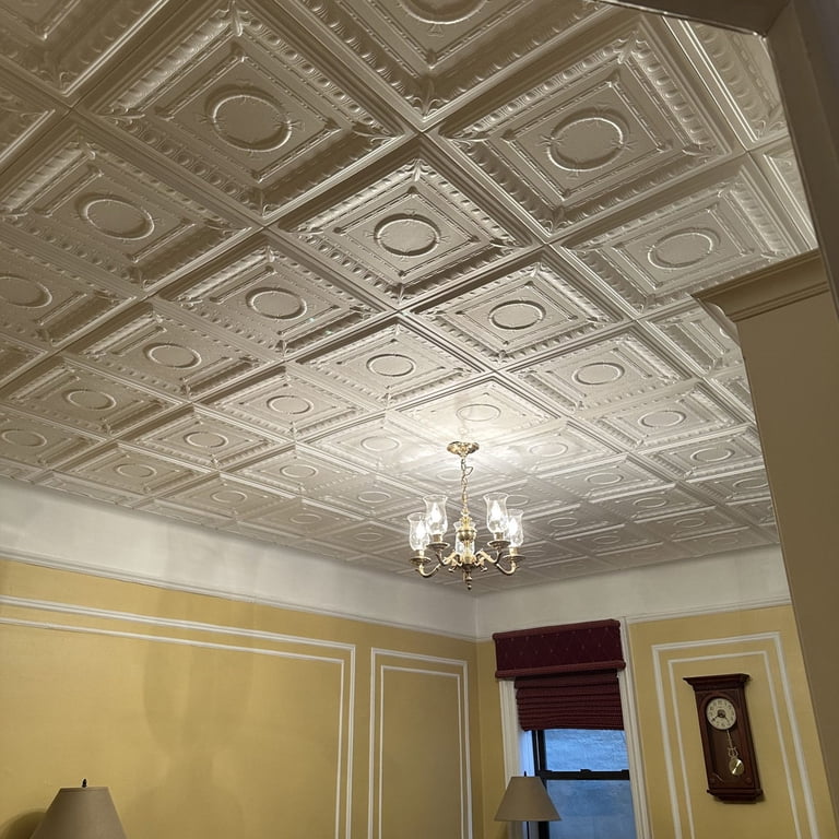 Styrofoam Fake Tin Ceiling Panels | Shelly Lighting