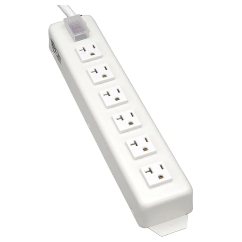 Tripp Lite Power Strip 120V 5-15/20R 6 Outlet Metal 15' Cord 5-20P ...