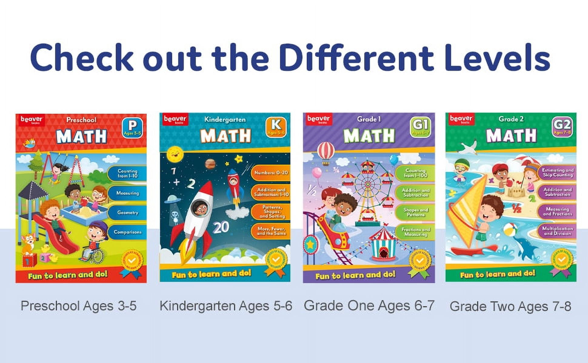 PAPP Preschool Learning Workbooks Bundle Series (Ages 3-5) – Math ...