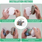 ANUNU Reusable Half Facepiece Respirator Paint Mask with Filters ...