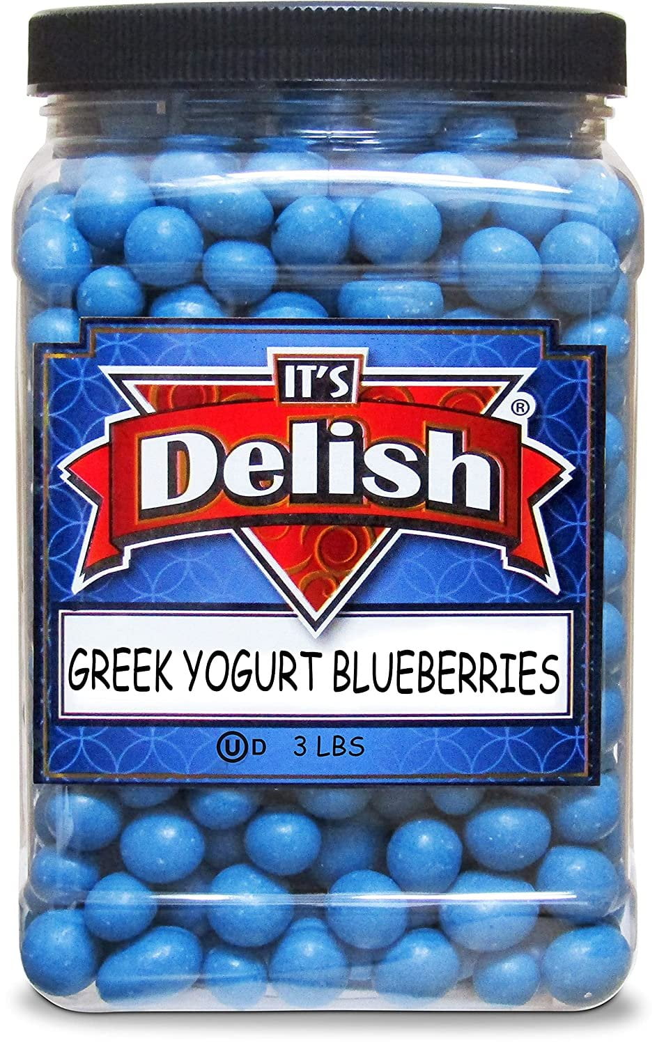 Buy Greek Yogurt Covered Blueberries by It's Delish, 3 Lbs Jumbo ...