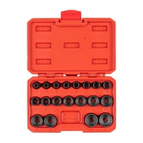 TEKTON 3/8 Inch Drive Deep 6-Point Impact Socket Set with Case, 19 ...