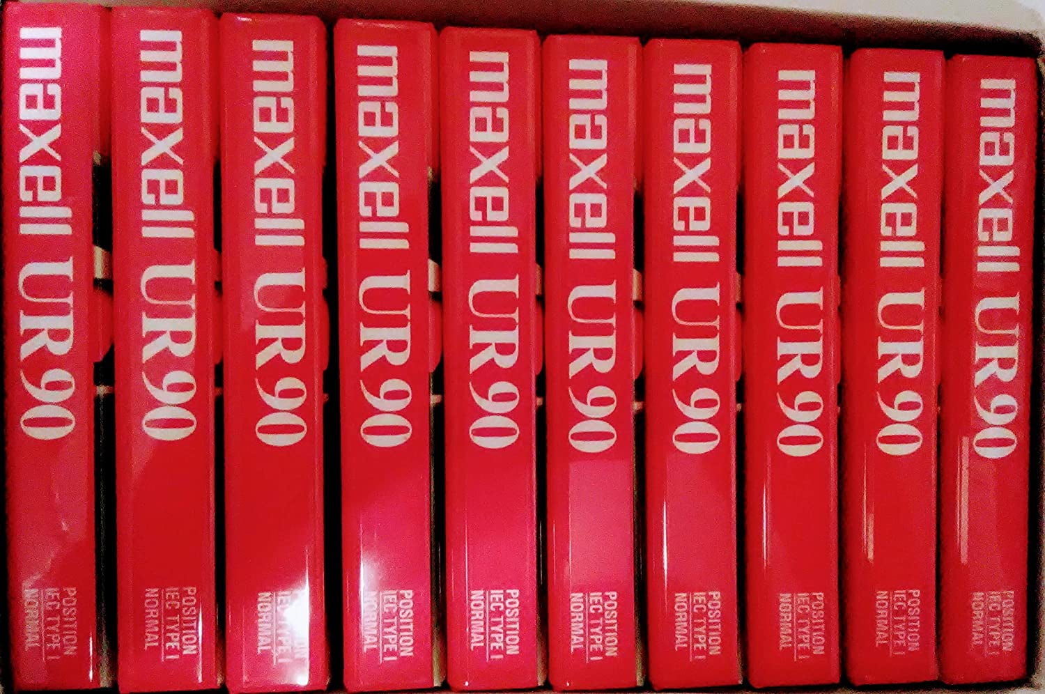 Maxell Ur-90 Normal Bias Audio Cassette 90min (Pack of 10 - 90 Minute ...