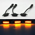 3x Smoked Amber LED Front Grille Grill Running LightFor Ford F150 ...