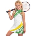 Afdoent Girls Dress Kids Sleeveless Zip Front Dress With Color Block ...