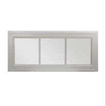 "Vinyl Double Pane Transom Window 60"" x 12"", Low-E Glass, DP66, Argon ...
