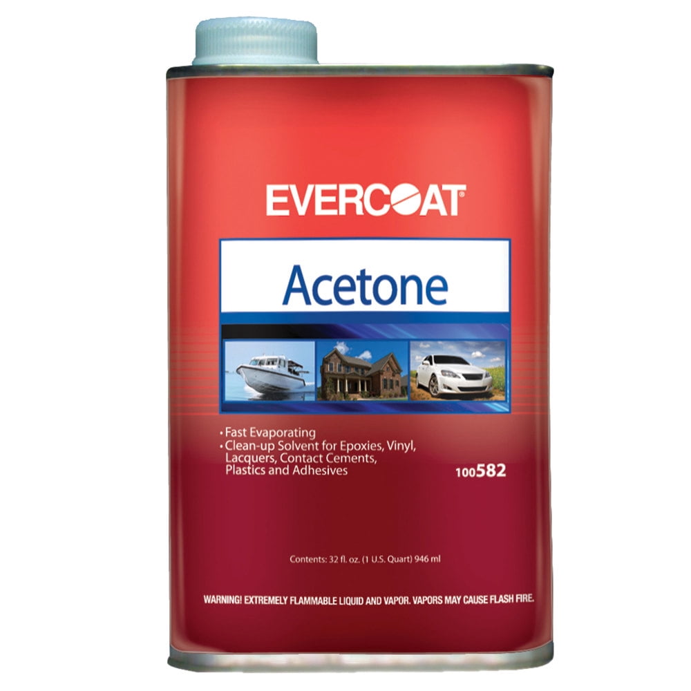 Evercoat 100582 Acetone - Quart - Walmart.com - Walmart.com