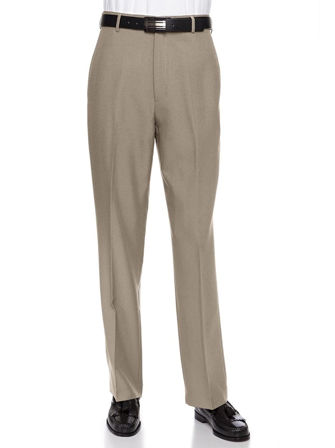 RGM Men's Flat Front Dress Pant Modern Fit - Perfect For Office ...