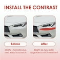 DODAMOUR 4 Pack Car Rubber Bumper Anti Collision Strips, Front and Back ...