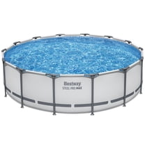 "Bestway Metal Framed Steel Pro MAX 15' x 42"" Round Above Ground ...