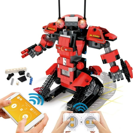 Building Blocks Robot Kits for to Build, STEM Toys Engineering DIY Remote Control Robot Kits ...
