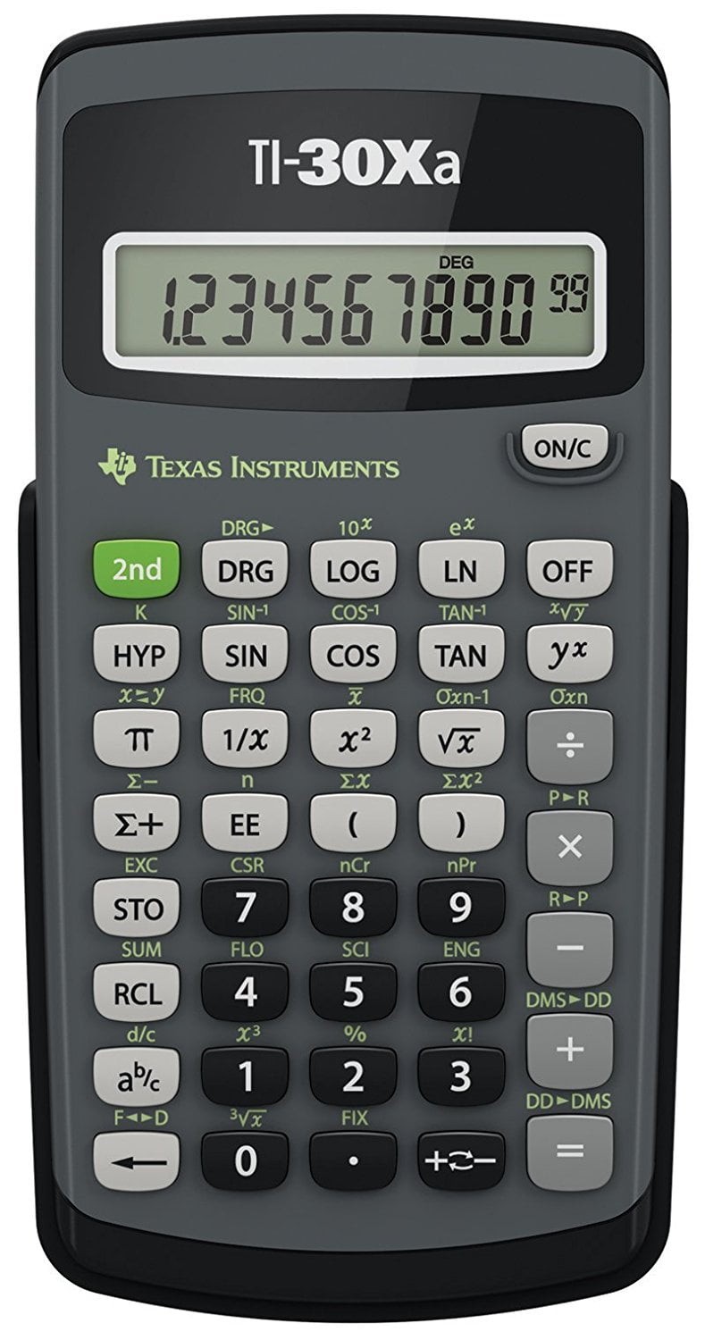 Texas Instruments TI 30Xa Scientific Calculator Walmart texas-instruments-ti-30xa-scientific-calculator-walmart