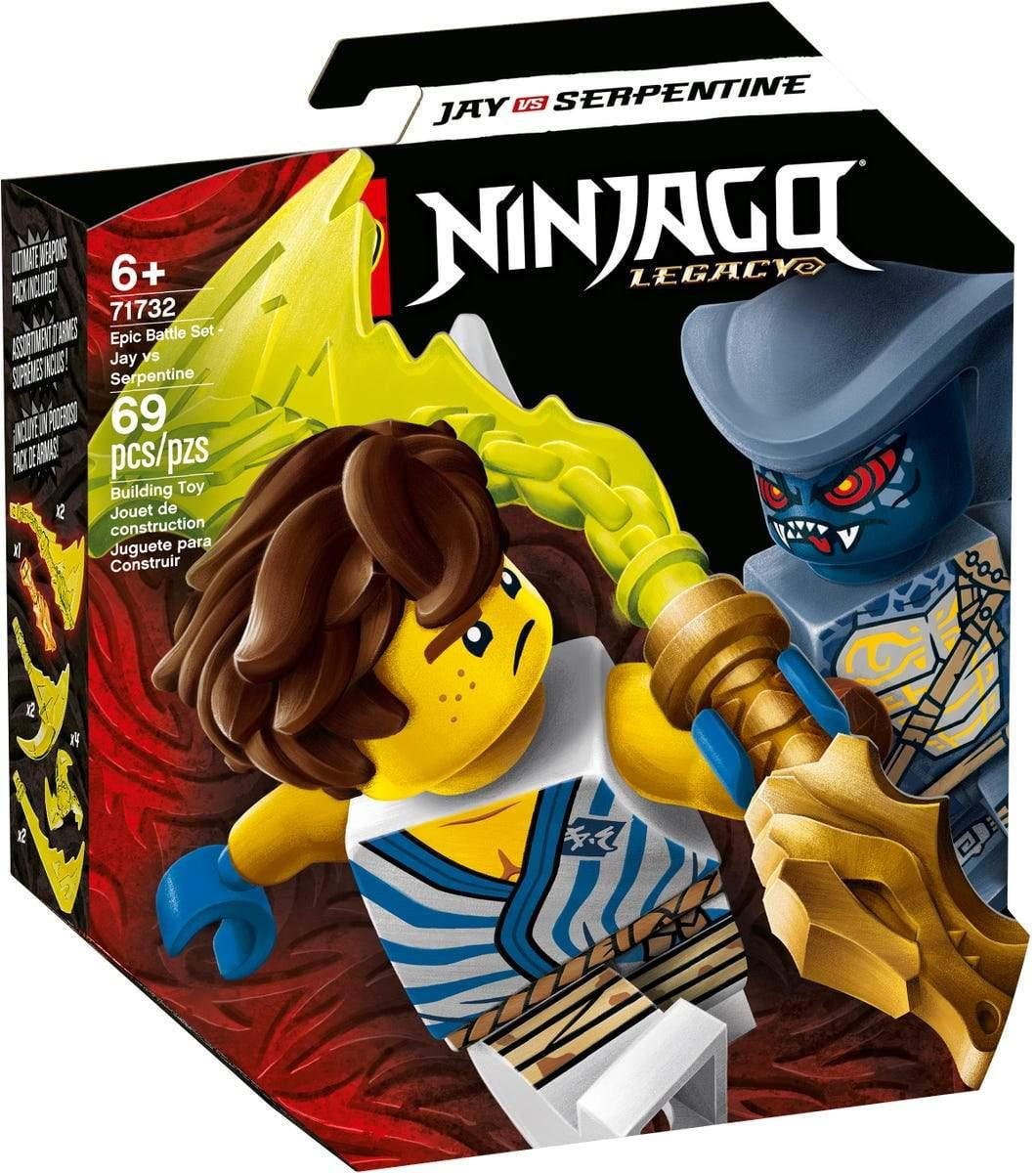 Set de Batalla Legendaria LEGO Ninjago Jay vs. Serpentine 71732 ...
