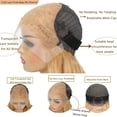 13x6 Body Wave HD Transparent Lace Frontal Wigs Human Hair Honey Blonde ...