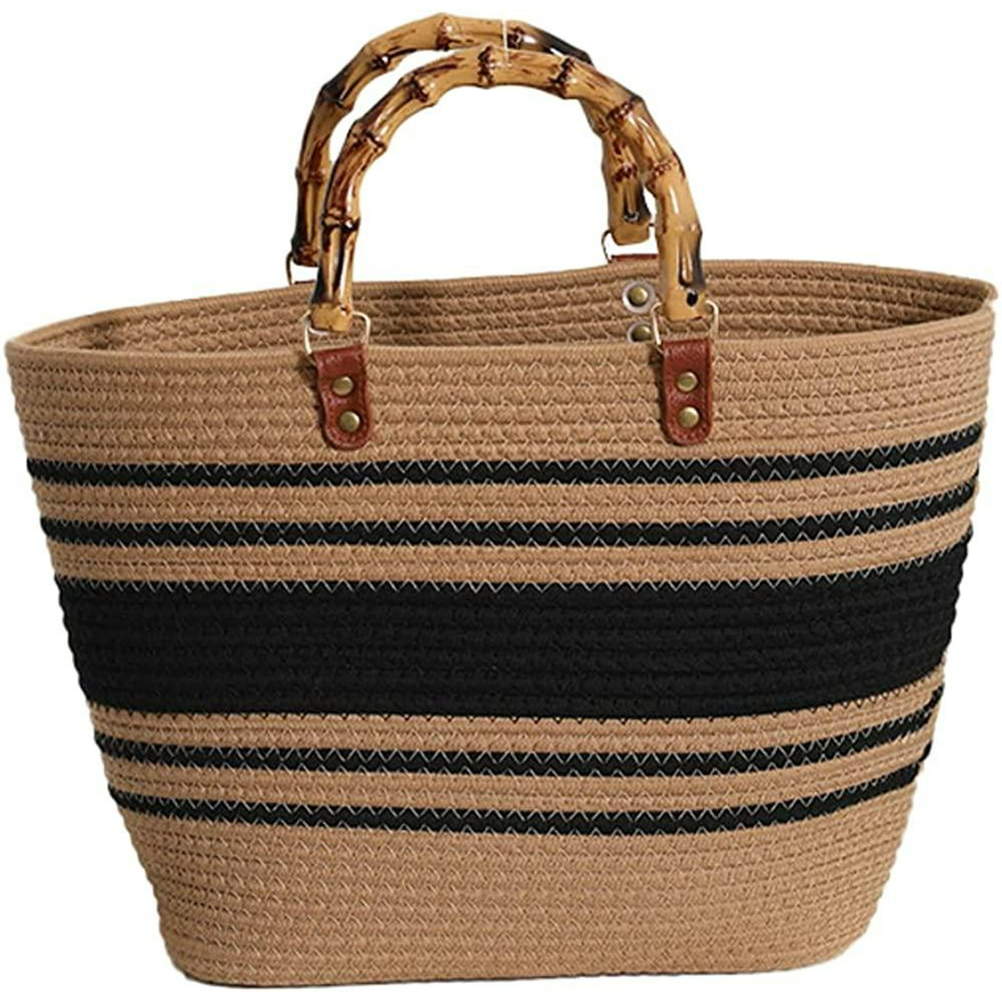 Click here for Laibmfc Large Straw Bag Beach Bag Tote Bag Shoulde... prices