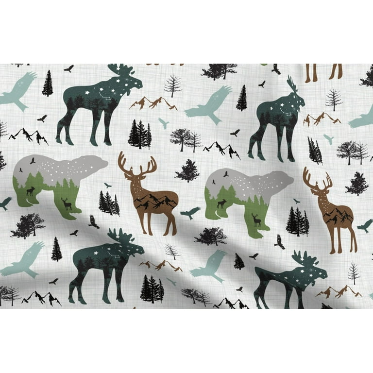 Moose Print Fabric