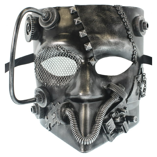 ROBOT BAUTA MASK - Steampunk Style - MASQUERADE COSTUME - Walmart.com