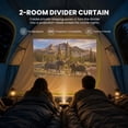 Heavy Duty Camping Tent 8 Person, All-Weather Waterproof Cabin Tent ...