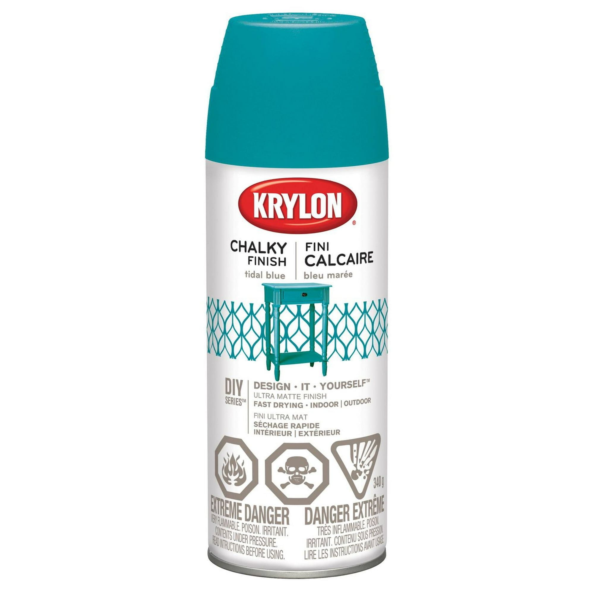 Click here for Krylon Chalky Finish Paint  Ultra Matte  Tidal Blu... prices