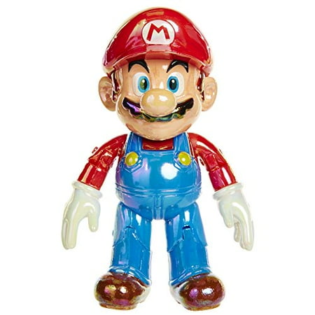 World of Nintendo Star Power Mario with Star Accessory 4 Action Figure ...