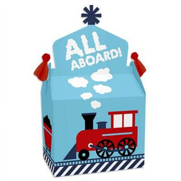 Big Dot of Happiness Railroad Party Crossing - Party Mini Favor Boxes ...