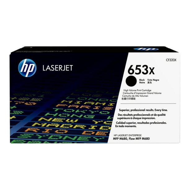 HP 653X - High Yield - black - original - LaserJet - toner cartridge ...