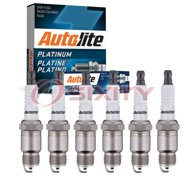 6 pc Autolite XS4092 Xtreme Sport Spark Plugs for 4025 41F 705 807 AE1C Ignition Wire Secondary ...