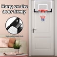 Over-The-Door Mini Basketball Hoop Includes Basketball & Hand Pump 2 ...