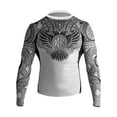 Raven Fightwear Men's Nordic White IBJJF Approved MMA Rash Guard Small ...
