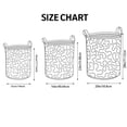 Collapsible Laundry Hamper S 14x18IN, 3D Quilted Stitching Clothes ...