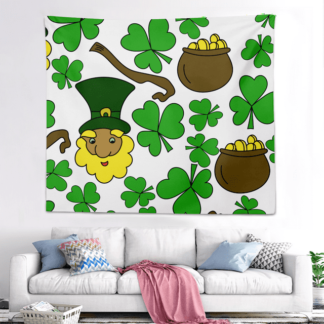 Happy St. Patrick's Day Backdrop and Tablecloth Party Bcakground Cloth ...