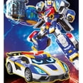 Metal Cardbot S BluecopS Transforming Police Car Robot Toy with Card ...