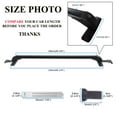 "ALLTIMES Universal Car Roof Rack, 43.3"", Aluminum, 165lbs Load ...