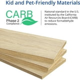 Cozy Castle U-Shaped Bookshelf, 4 Tier, 9 Cubes & 2 Drawers, Home ...