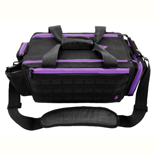 UTG All-in-1 Range/Utility Go Bag, 21"x9"x8",Black/Violet - Walmart.com