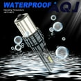 1156 LED Bulb, 1700LM 6500K White, 300% Brighter 1:1 Size, 7506 BA15S ...