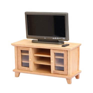 Simulated Miniature TV Cabinet Adorable Mini TV Stand Decorative ...