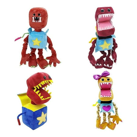 SEBNEEI,2023 New Boxy Boo Toy Cartoon Game Peripheral Dolls Red Robot ...