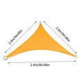 WIFKLSIIPG Sun Shade Triangle Sun Shade 95% Block Canopy for Patio ...